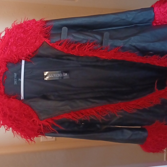 Current Mood | Jackets & Coats | Current Mood 3x Faux Black Leather ...